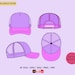Trucker Hat Tech Pack Mockup | Editable Vector Illustrator (AI, EPS ...