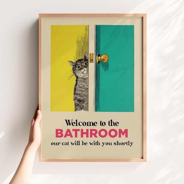 Bathroom Break Sign - Etsy