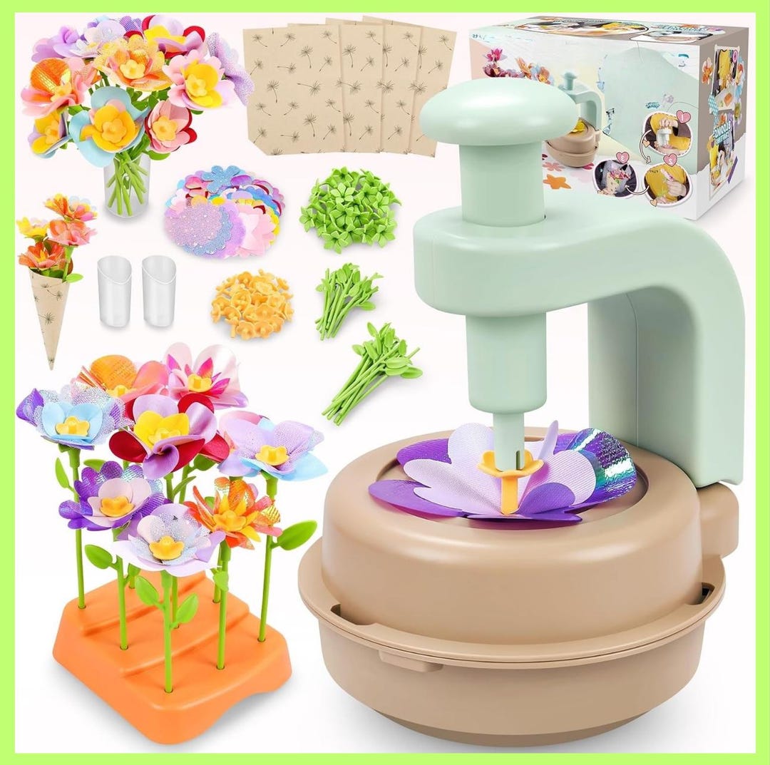 DIY Fabric Flower Bouquet Craft Kit for Kids - Creative Arts and Crafts ...