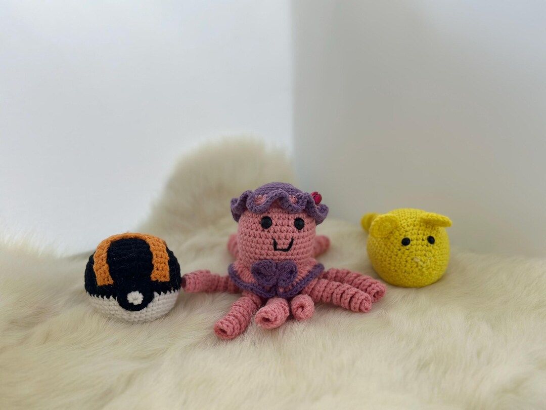 Mouse, Octopus, Poke Ball Toy Pack - Etsy
