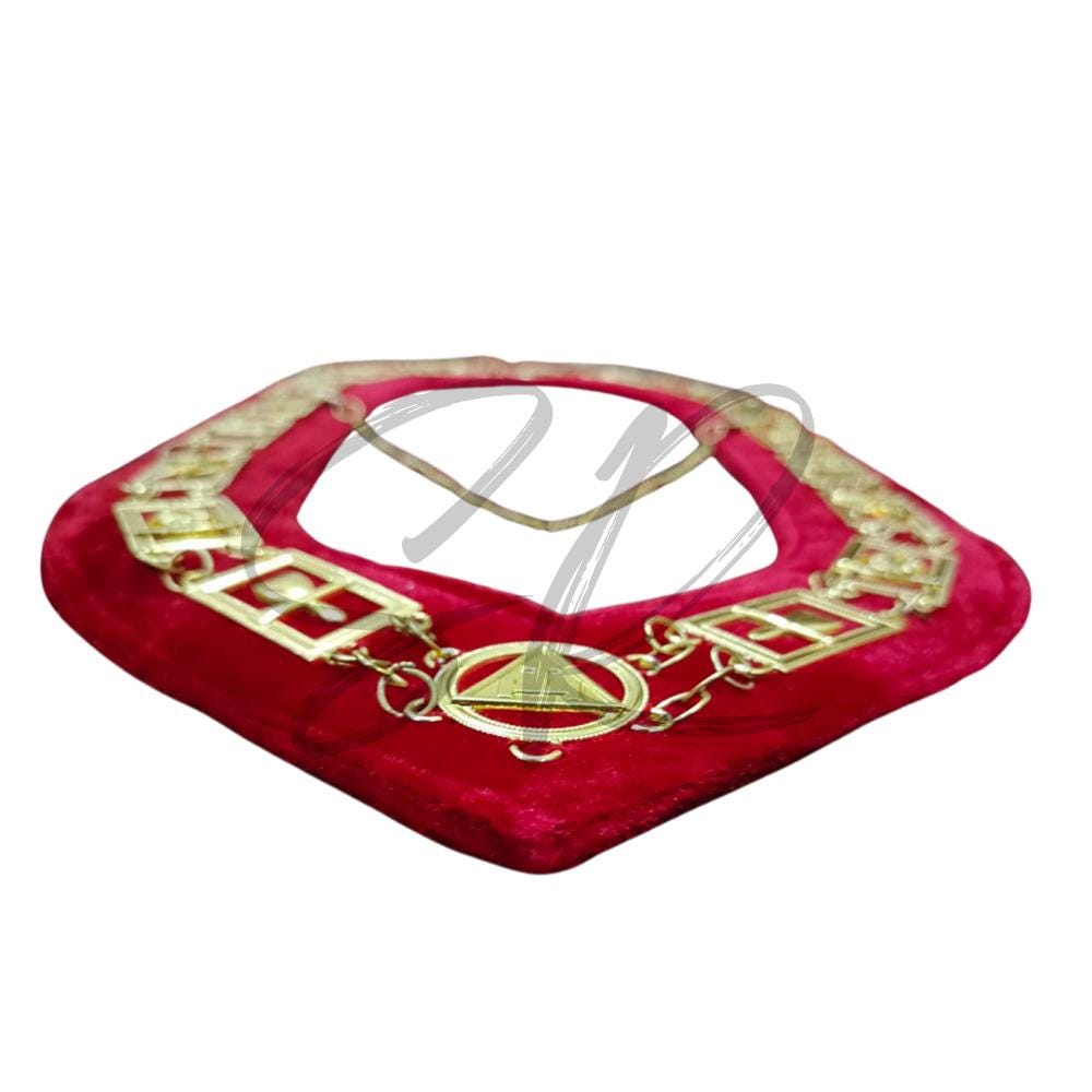 Masonic Regalia Grand Past High Priest Apron Hand Embroidered, Chain ...