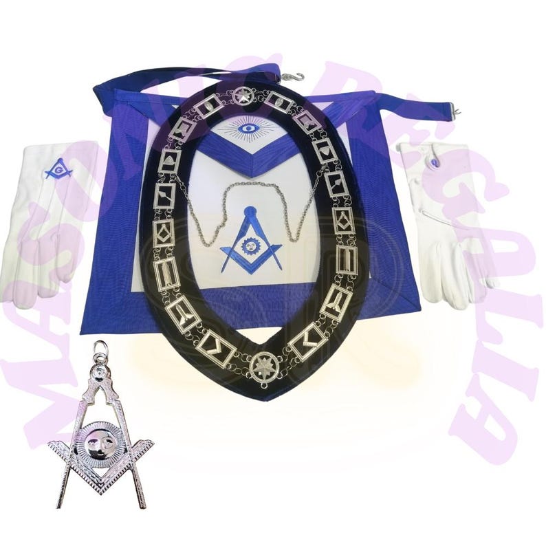 Masonic Regalia Blue Lodge House Senior Deacon Package, Faux Leather ...