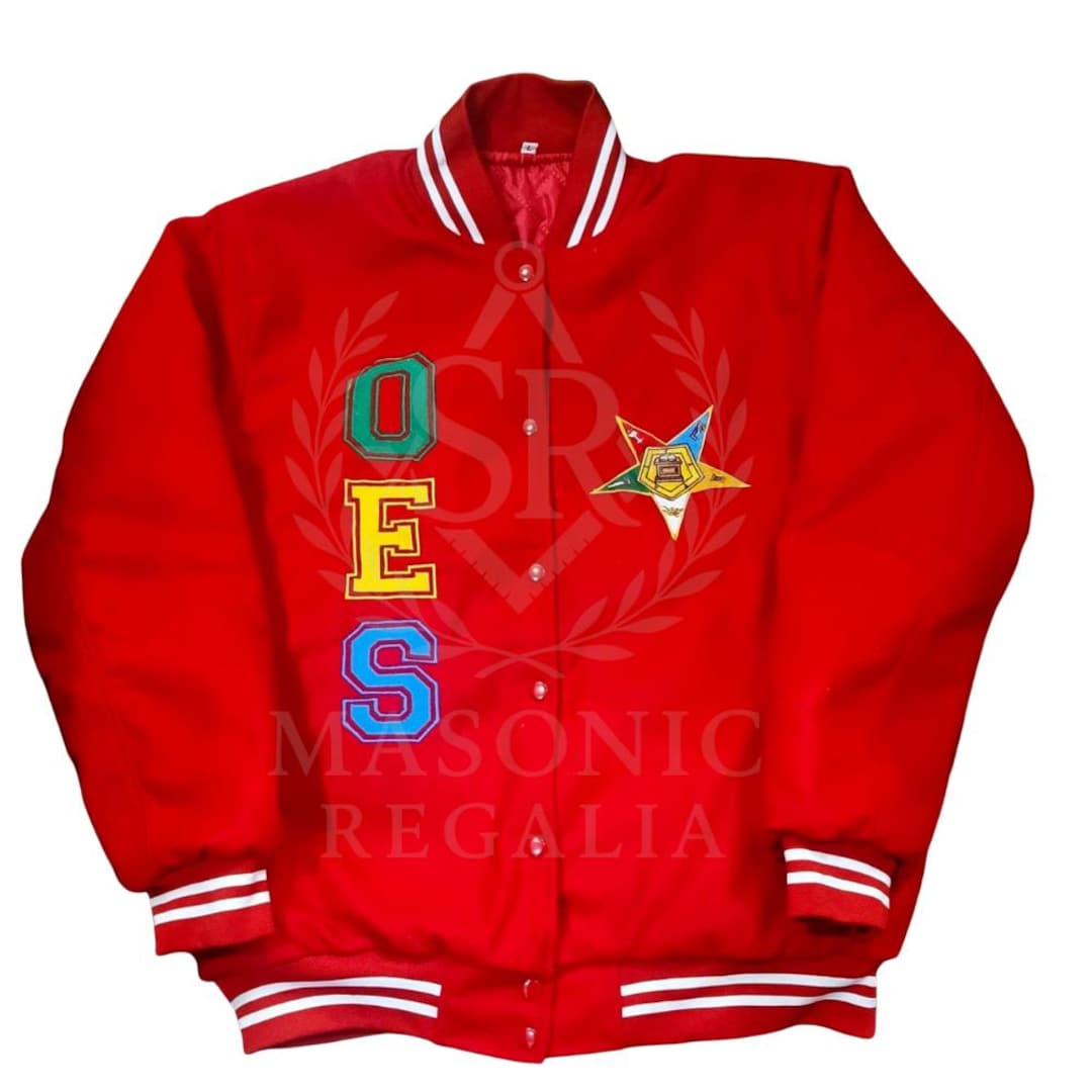 Women's OES Full Wool Varsity Jacket - Order of the Eastern Star ...