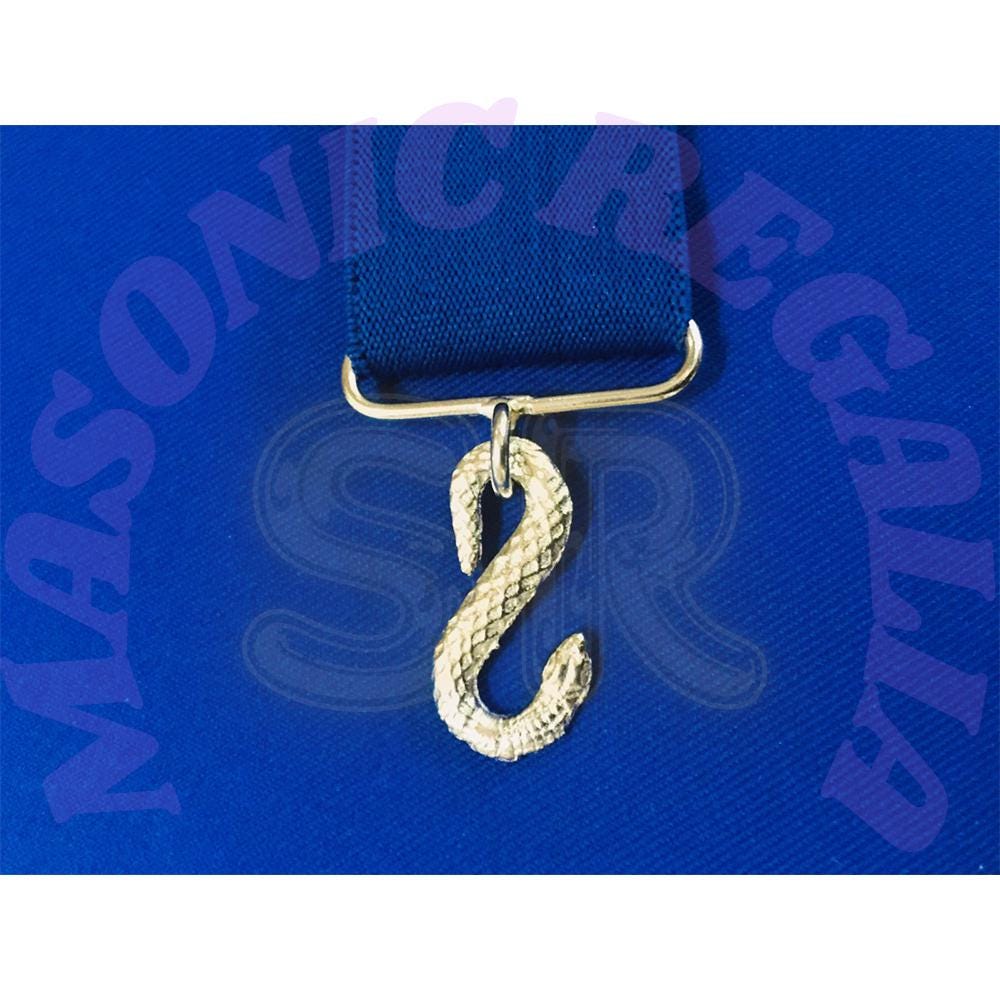 Masonic Regalia Blue Lodge Secretary Faux Leather Apron, Embroidered ...