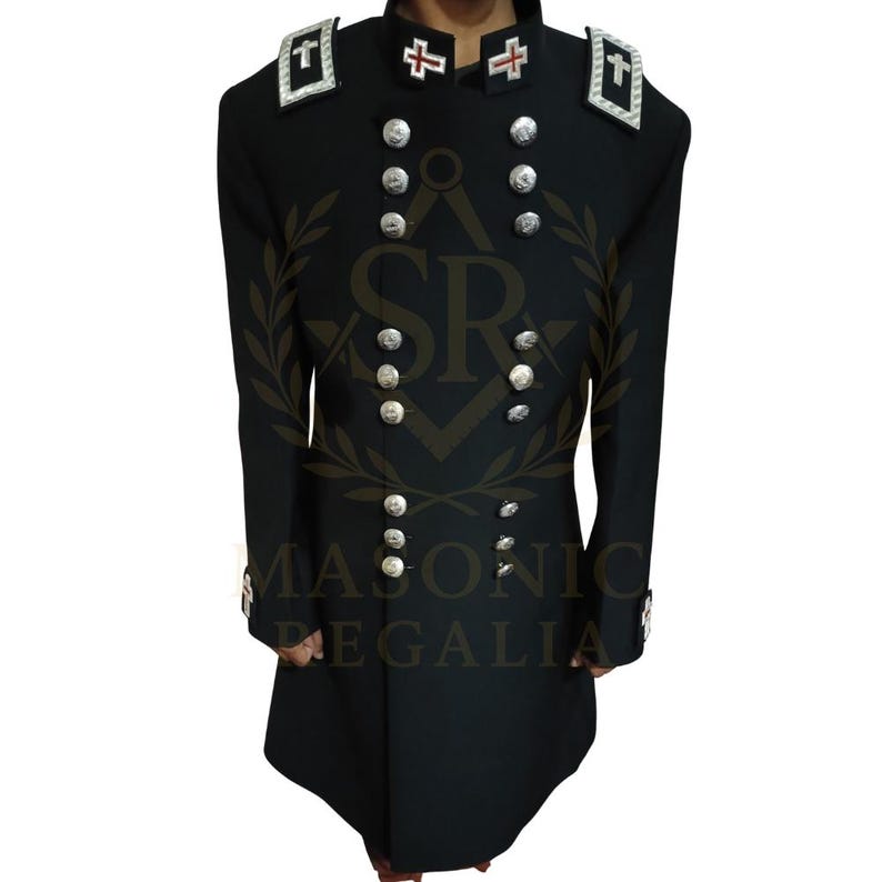 Masonic Regalia Knight Templar Sir Knights Ceremonial Coat, Hand ...