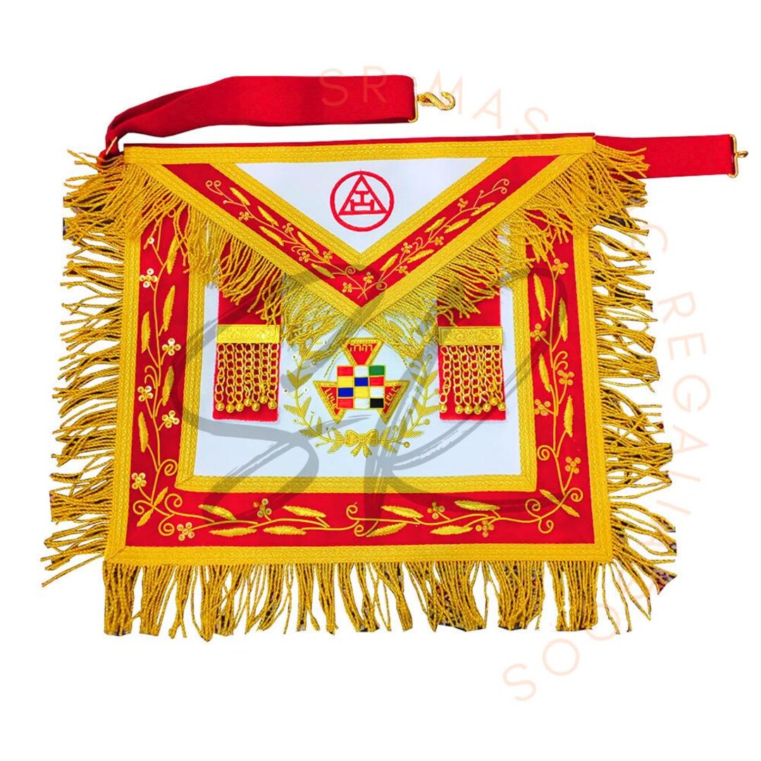 Hand Embroidered Masonic Apron: Royal Arch Grand Past High Priest ...