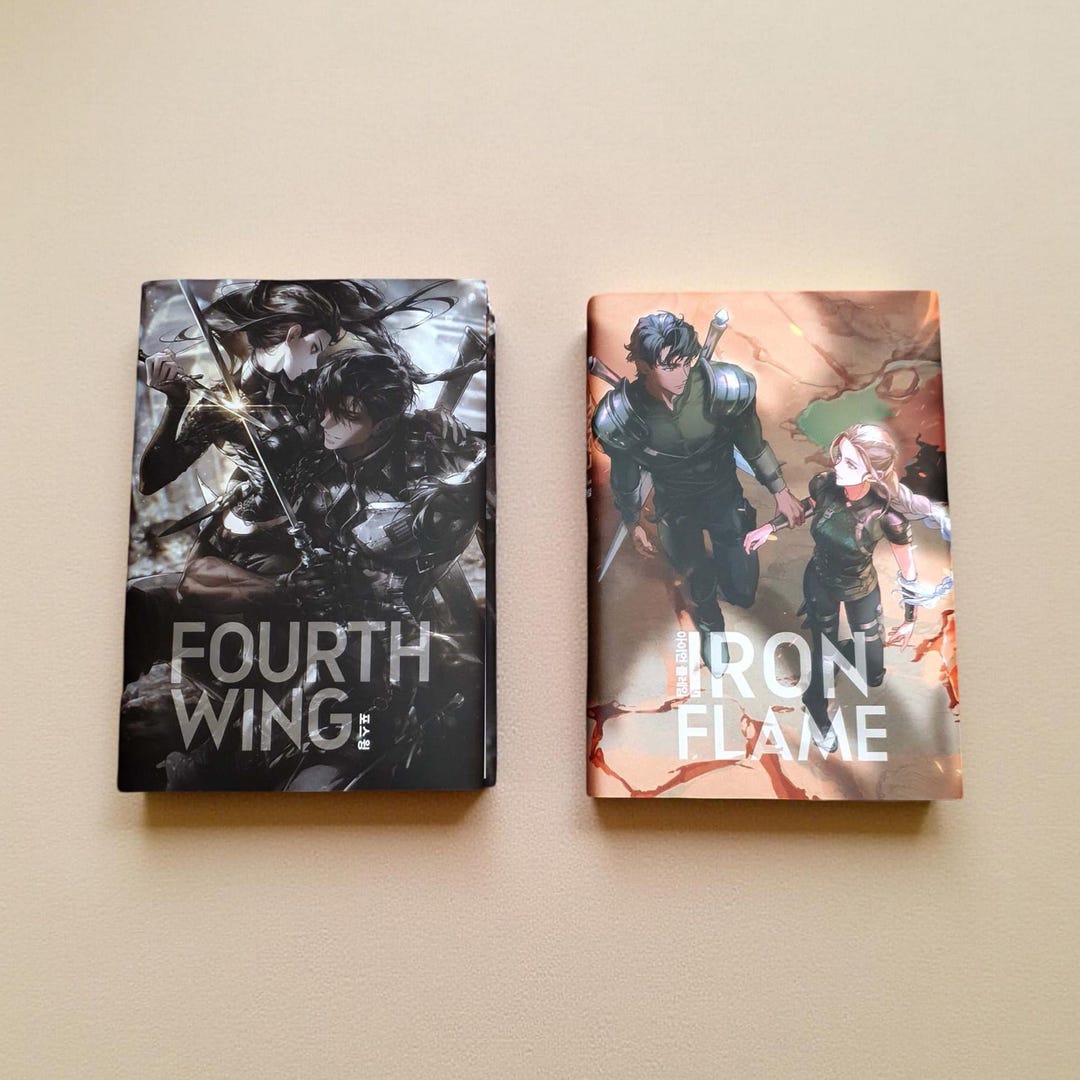 Fourth Wing + Iron Flame Vol. 1 (korean) Book Set - Limited Special ...