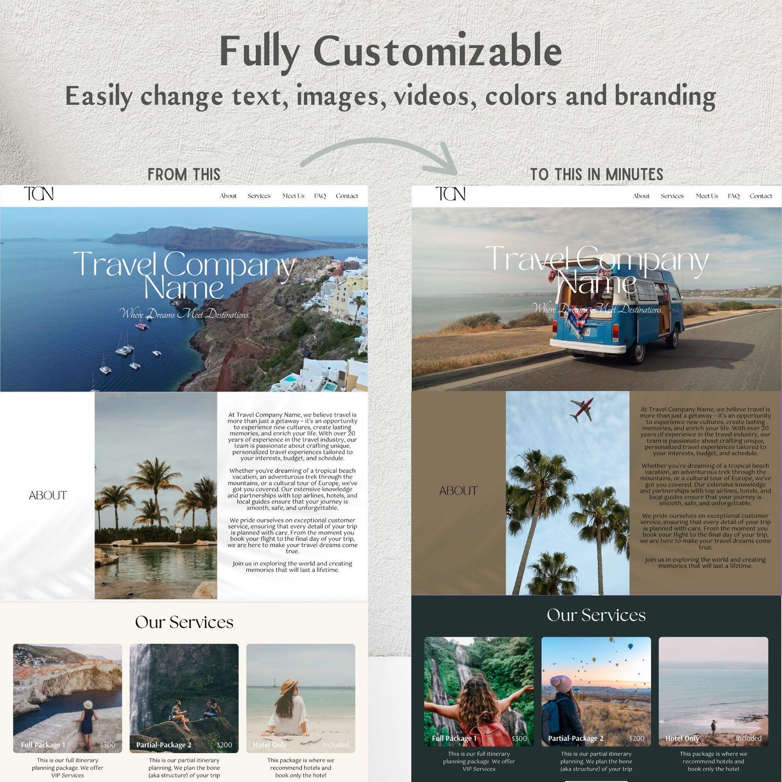 Travel Agent Website Template | Travel Agency Website Template ...