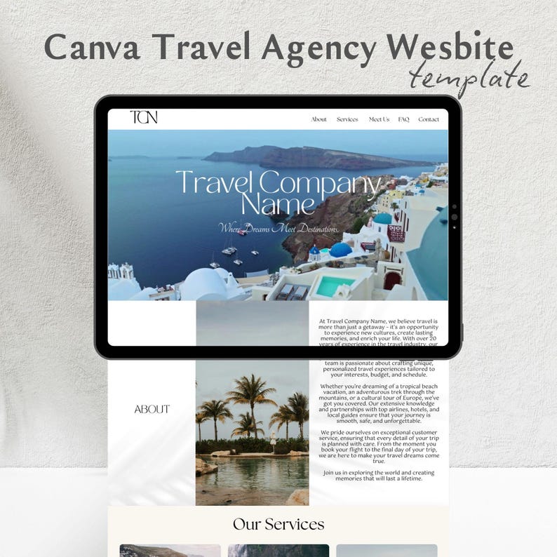 Travel Agent Website Template | Travel Agency Website Template ...