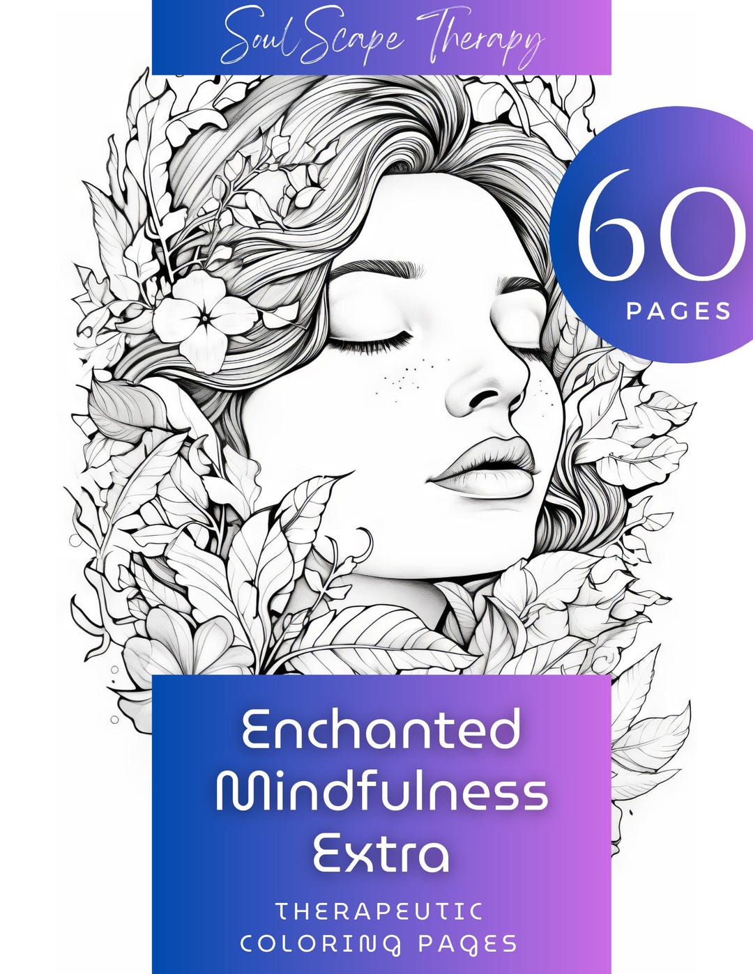 Enchanted Mindfulness Adult Coloring Pages; 60 Pages of Fantasy ...