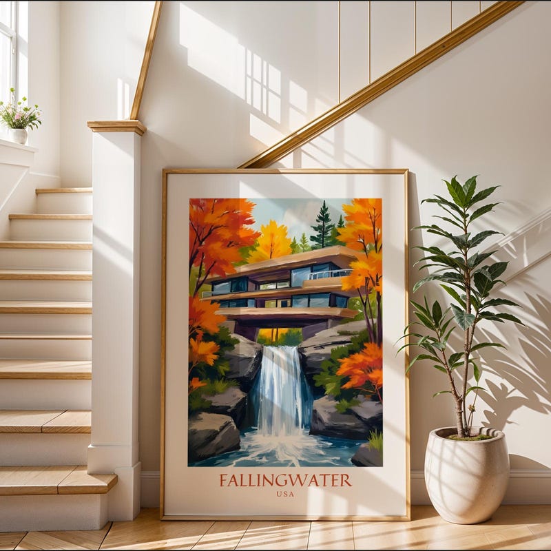 Fallingwater - Etsy