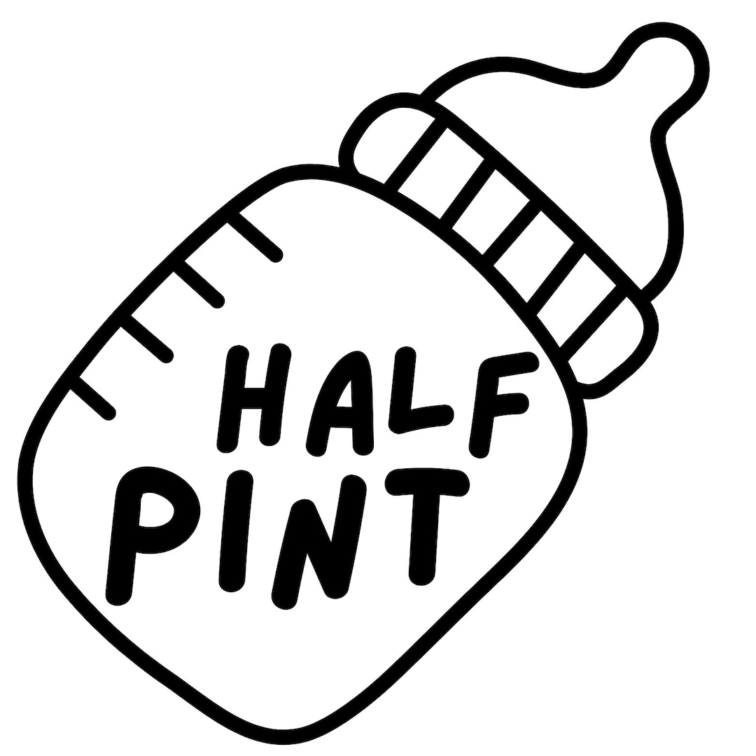 Half Pint PNG for Baby/toddler/kid - Etsy