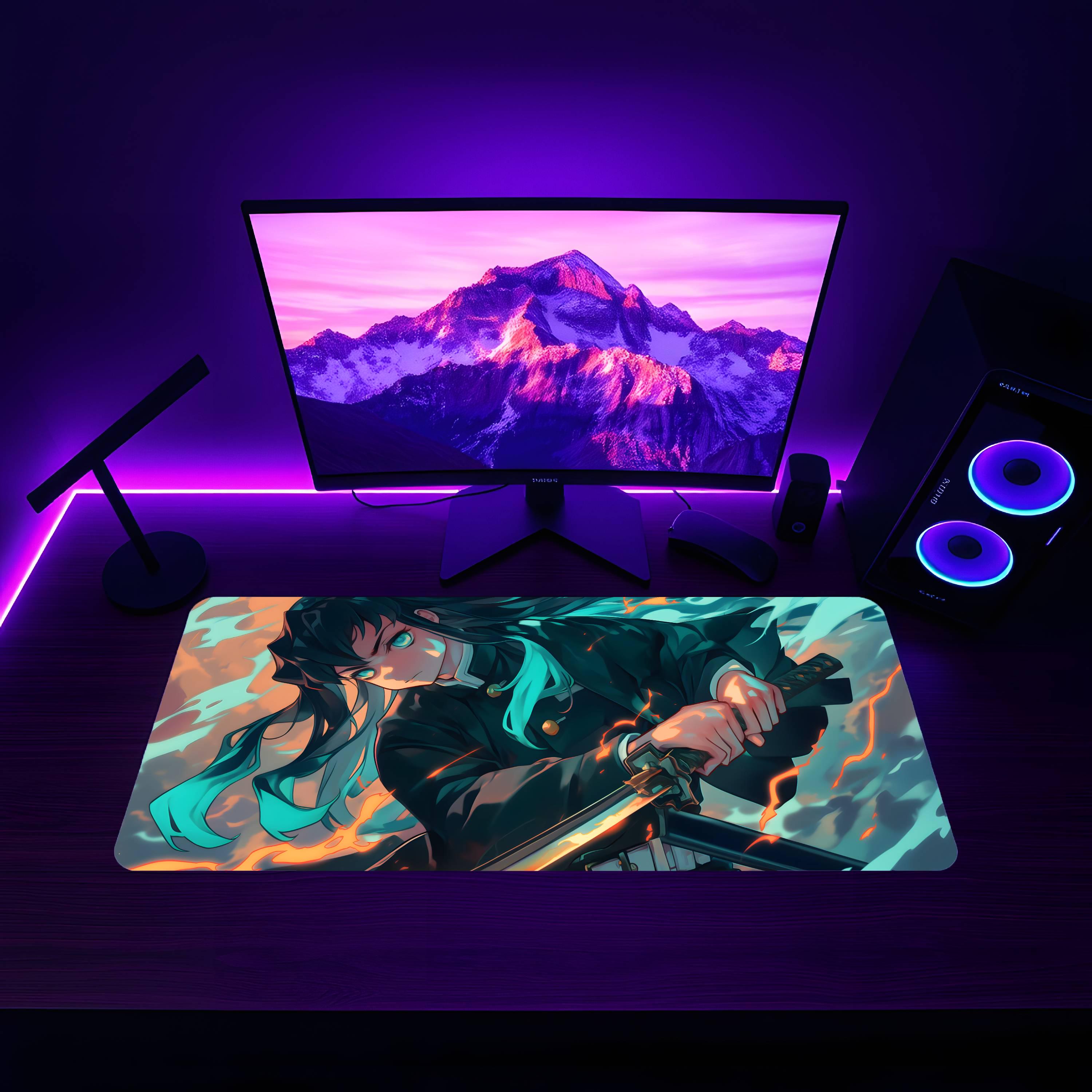 Muichiro Tokito Mouse Pad, Demon Slayer Muichiro Tokito Desk Mat, Anime ...