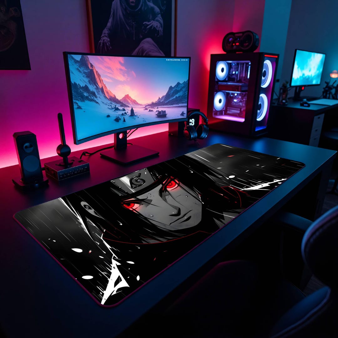 Itachi Uchiha Mousepad, Itachi Gaming Mouse Pad, Itachi Desk Mat ...