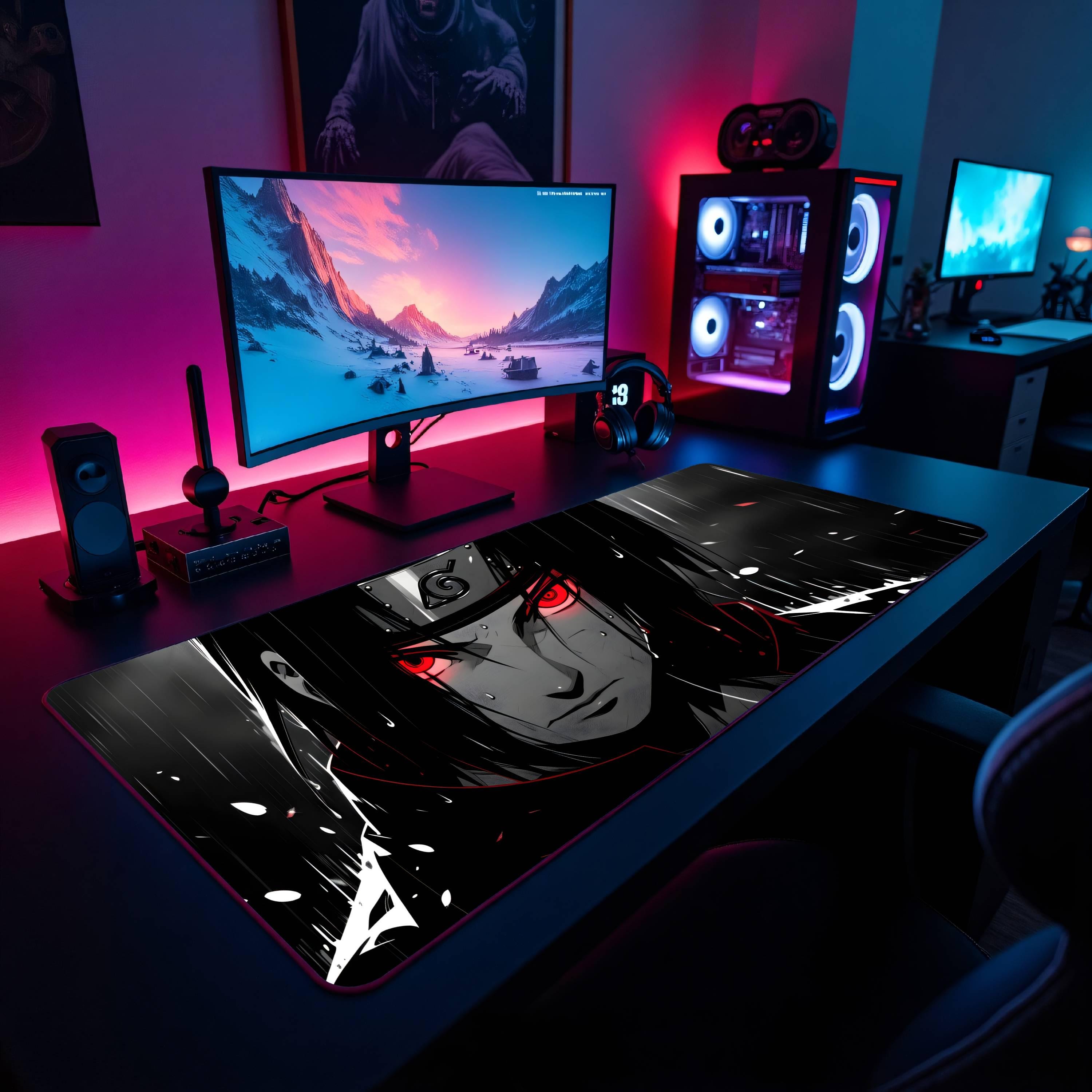 Itachi Uchiha Mousepad, Itachi Gaming Mouse Pad, Itachi Desk Mat ...