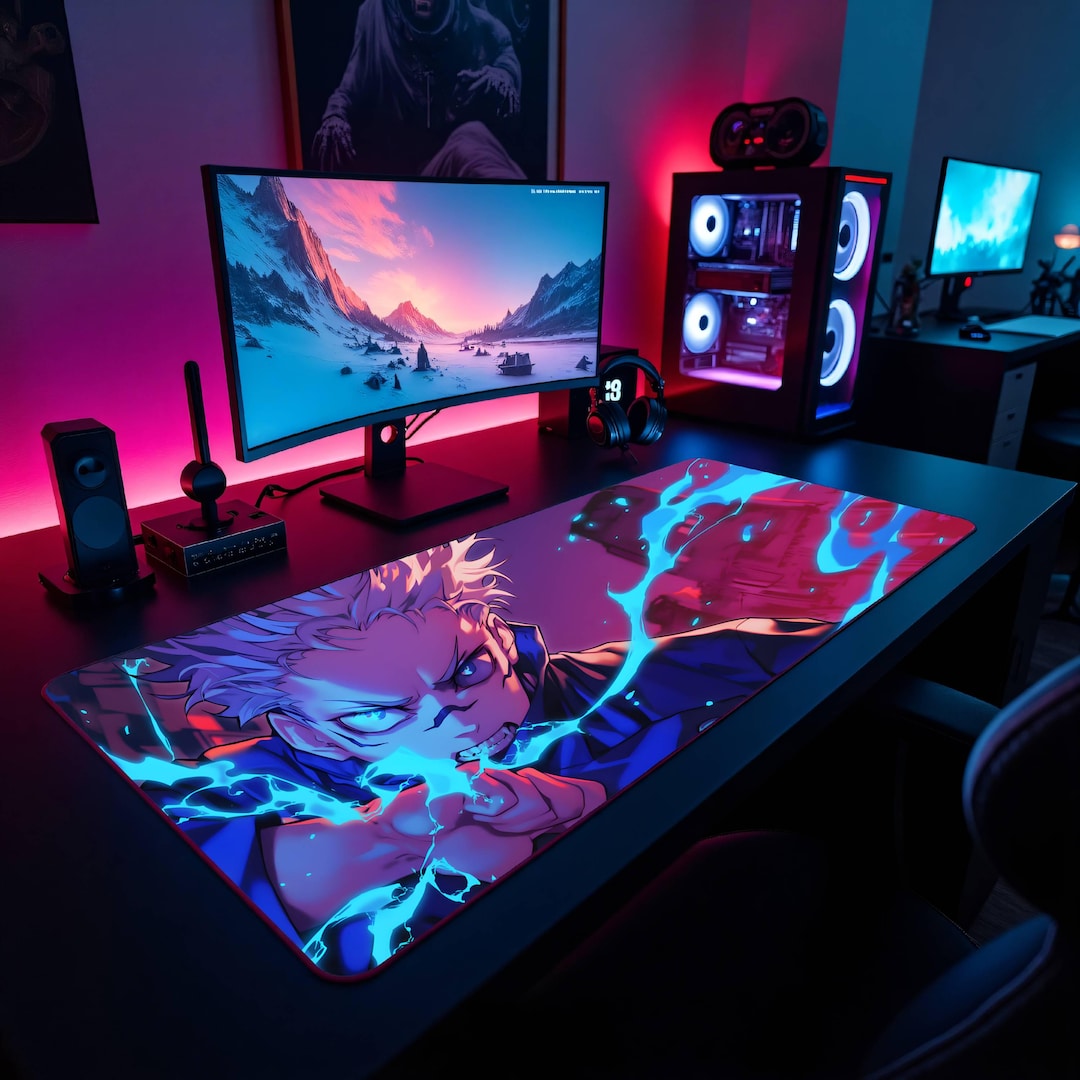 Gojo Satoru Mousepad, Gojo Anime Desk Mat, Gojo Satoru Gaming Mouse Pad ...