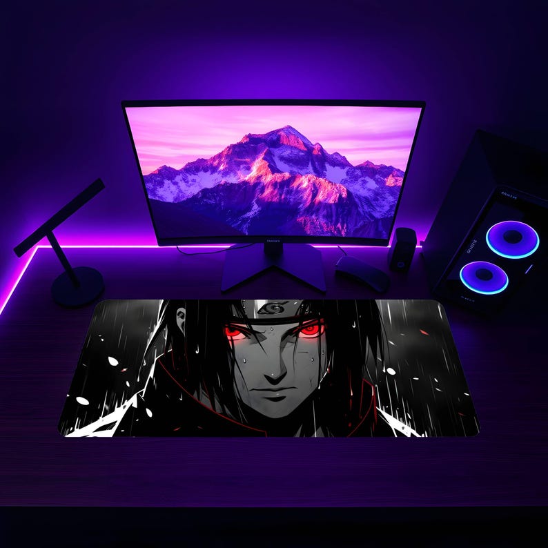 Itachi Uchiha Mousepad, Itachi Gaming Mouse Pad, Itachi Desk Mat ...