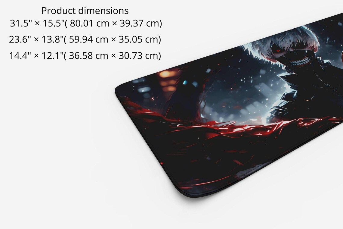 Tokyo Ghoul Mousepad: Ken Kaneki Anime Desk Mat - Etsy