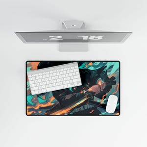 Muichiro Tokito Mouse Pad, Demon Slayer Muichiro Tokito Desk Mat, Anime ...