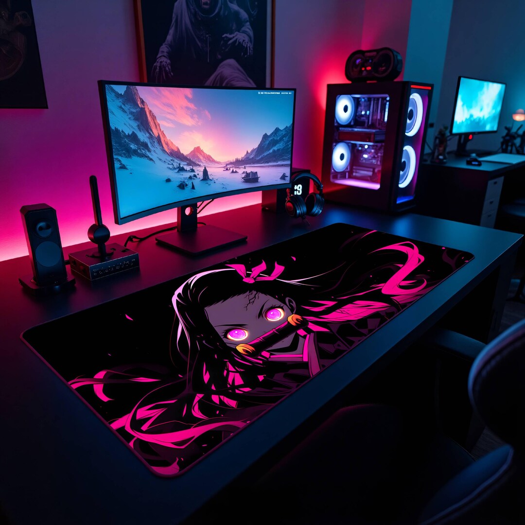 Nezuko Kamado Mouse Pad, Demon Slayer Nezuko Kamado Anime Desk Mat ...