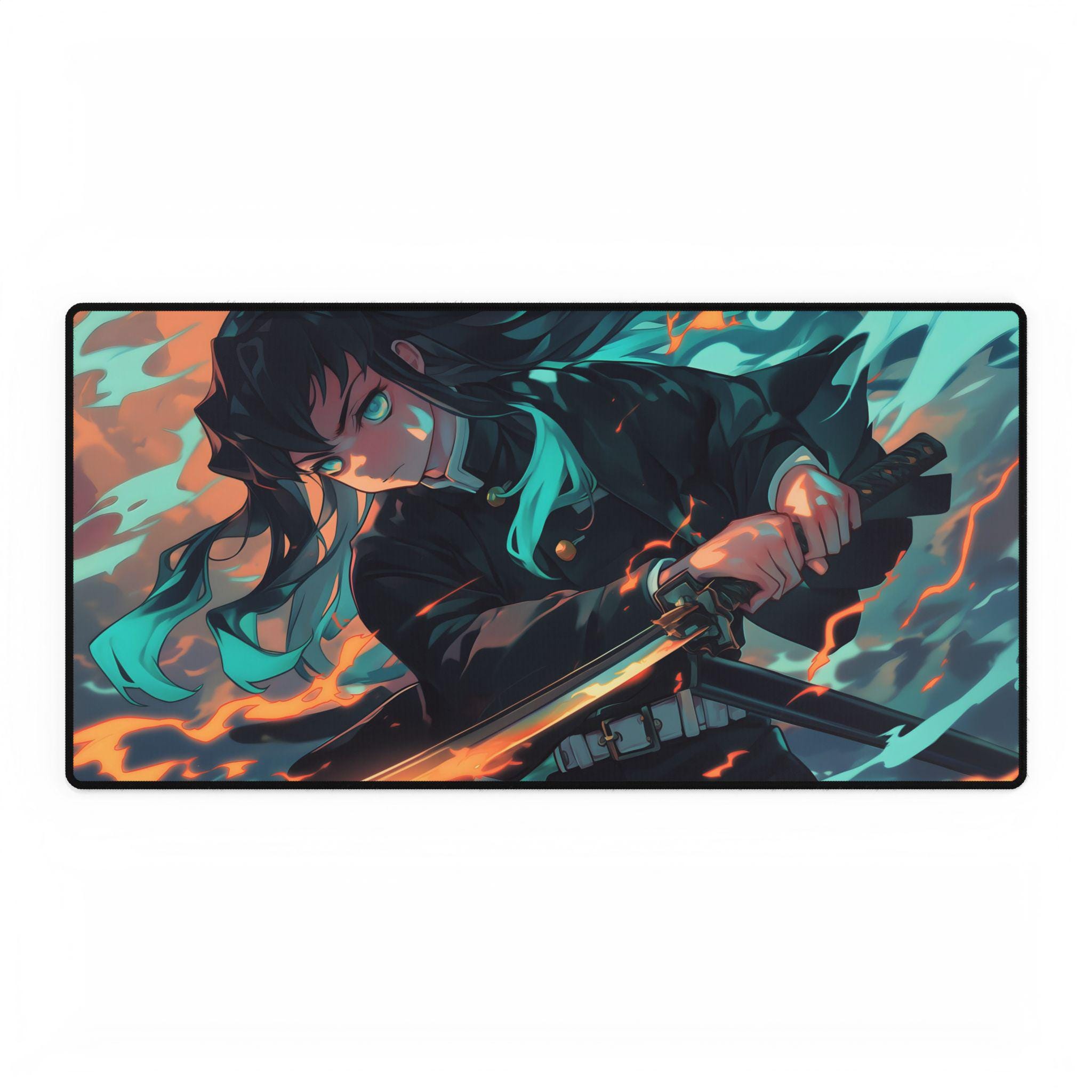 Muichiro Tokito Mouse Pad, Demon Slayer Muichiro Tokito Desk Mat, Anime ...