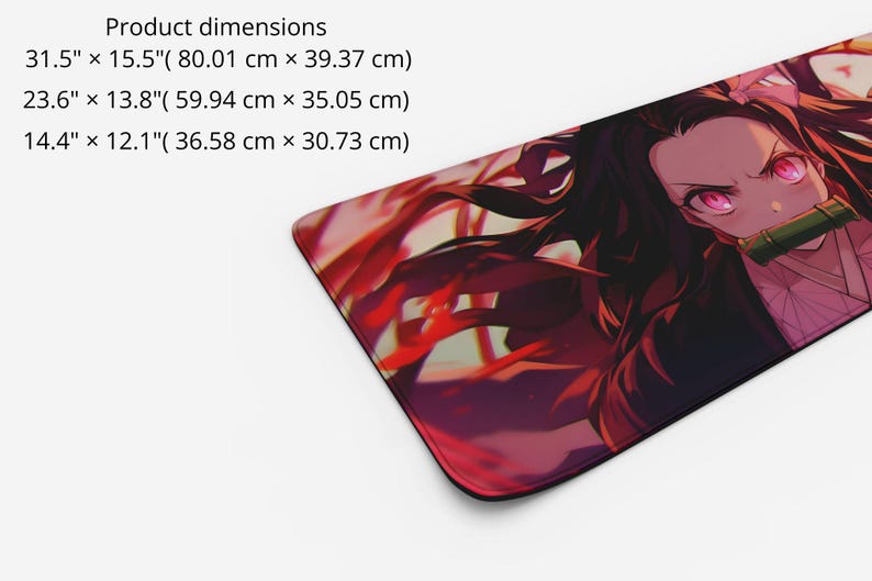 Nezuko Kamado Mousepad, Demon Slayer Desk Mat, Nezuko Kamado Gaming Pad ...