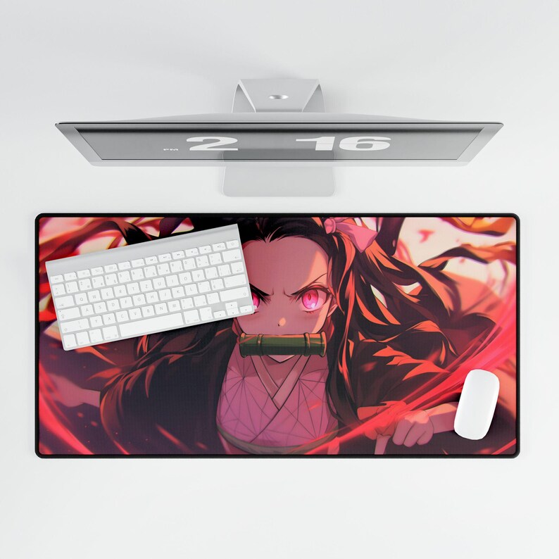 Nezuko Kamado Mousepad, Demon Slayer Desk Mat, Nezuko Kamado Gaming Pad ...