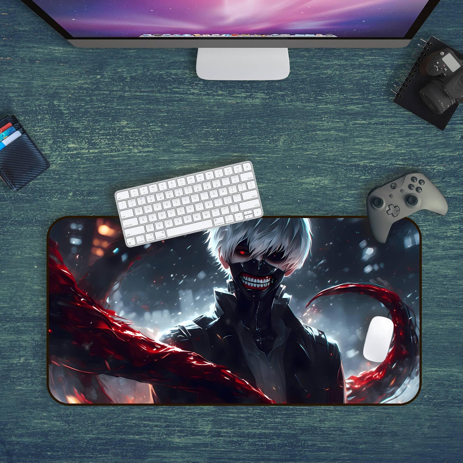 Tokyo Ghoul Mousepad: Ken Kaneki Anime Desk Mat - Etsy