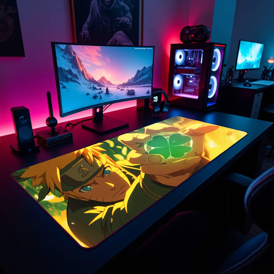 Naruto Uzumaki Mousepad, Anime Gaming Desk Mat, Large Ninja Mouse Pad ...