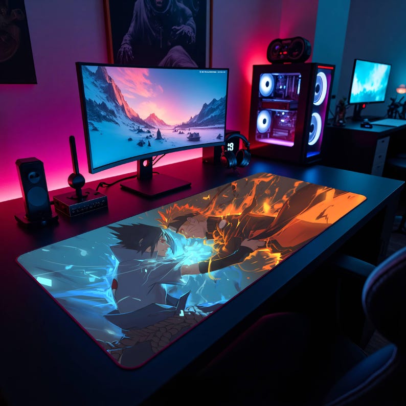 Naruto Uzumaki Sasuke Mouse Pad, Naruto Uzumaki Sasuke Desk Mat, Naruto ...