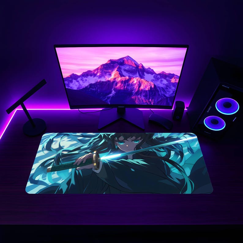 Muichiro Tokito Mouse Pad, Demon Slayer Muichiro Tokito Desk Mat, Anime ...