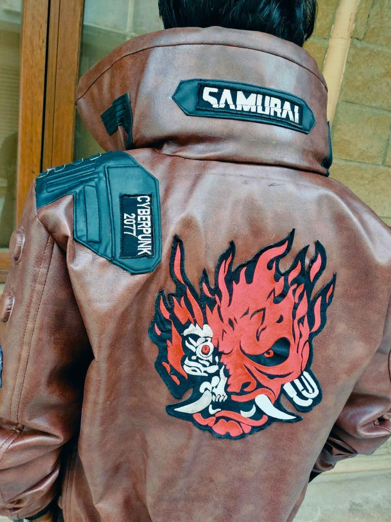 Handmade Customized Cyberpunk 2077 Samurai Jacket Ultimate Cyberpunk ...
