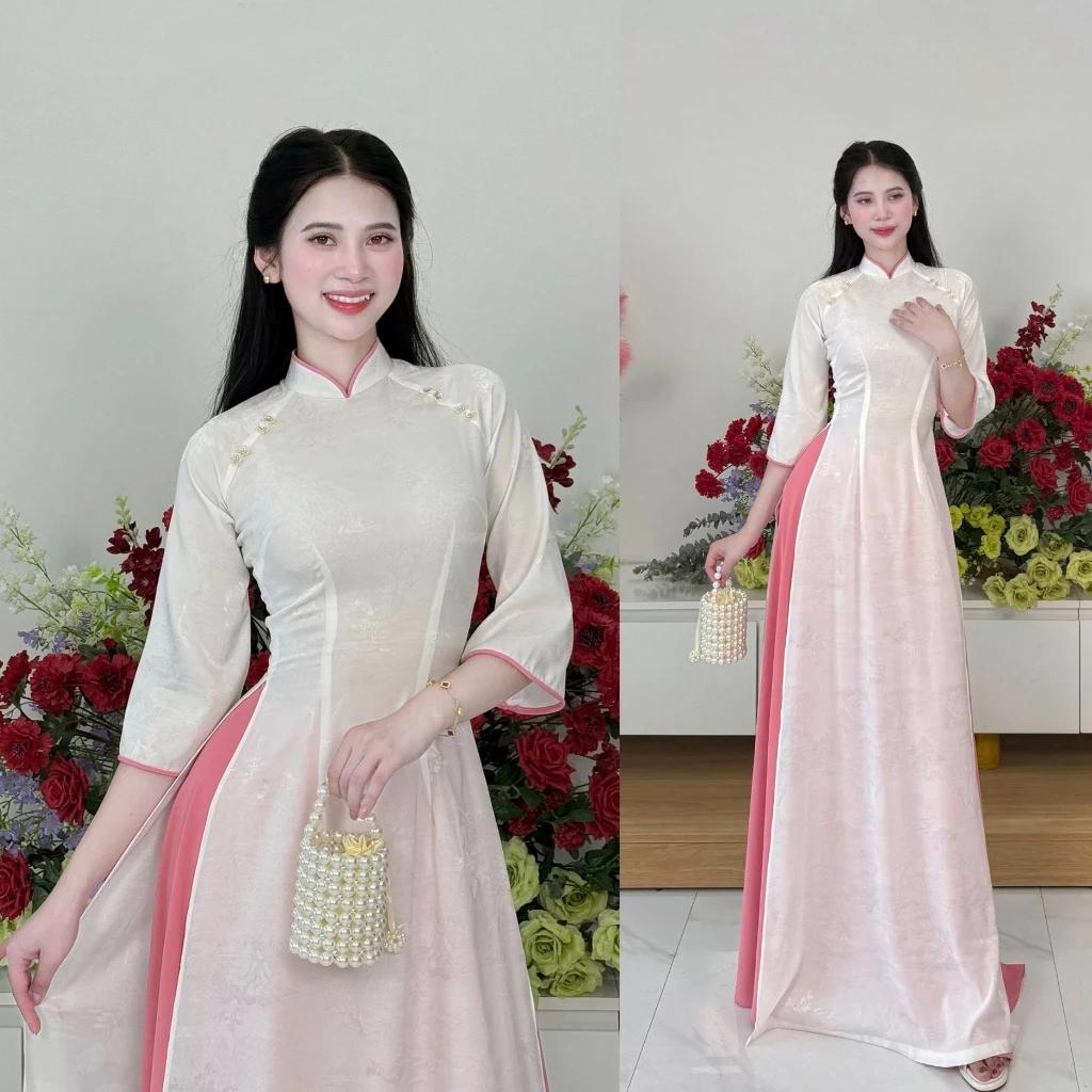 Traditional Brocade Ao Dai Viet Nam – Traditional Vietnamese Ao Dai ...