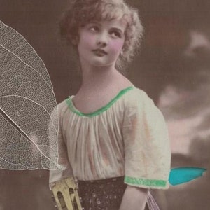 Mailed 1921 C 1910 Pretty Girl as Mignon Antique Postcard - Etsy