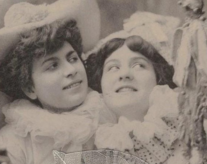 UNUSED Pre 1905 PIERRETTE and POLICHINELLE Signed Henri Manuel Antique ...
