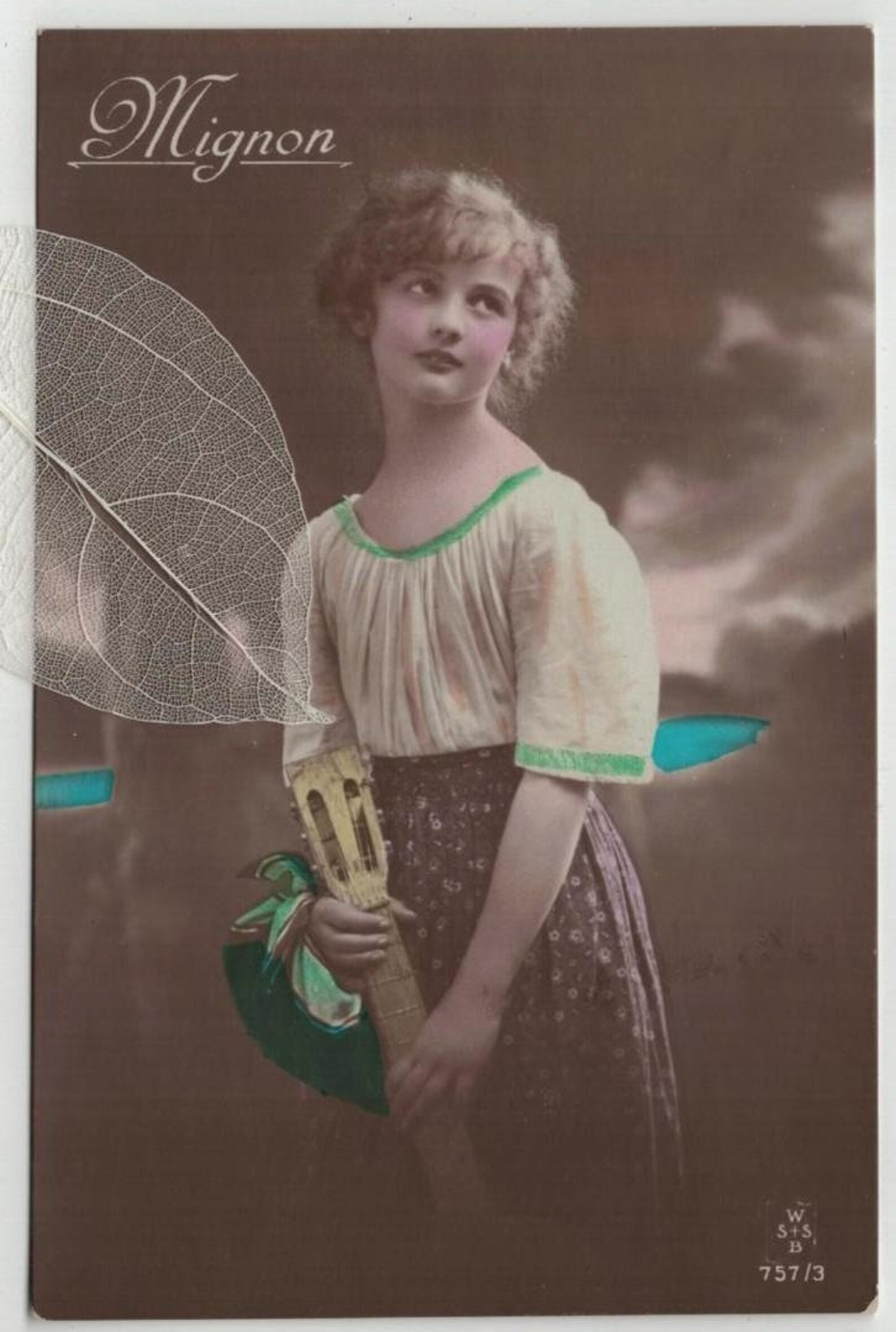 Mailed 1921 C 1910 Pretty Girl as Mignon Antique Postcard - Etsy