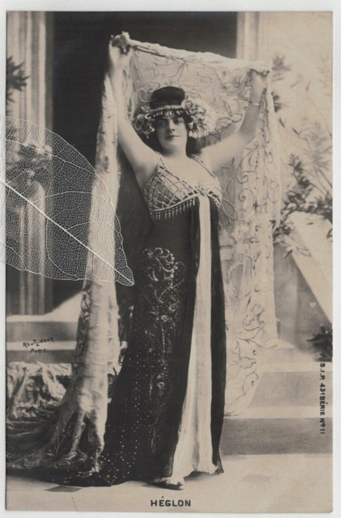 Pre 1905 MEYRIANNE HÉGLON 1867-1942 Belgian OPERA Singer in Theatrical ...