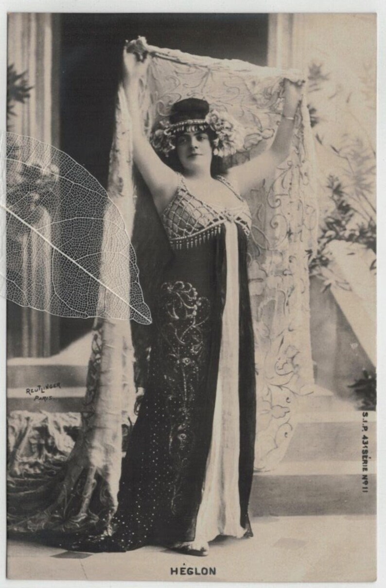 Pre 1905 MEYRIANNE HÉGLON 1867-1942 Belgian OPERA Singer in Theatrical ...