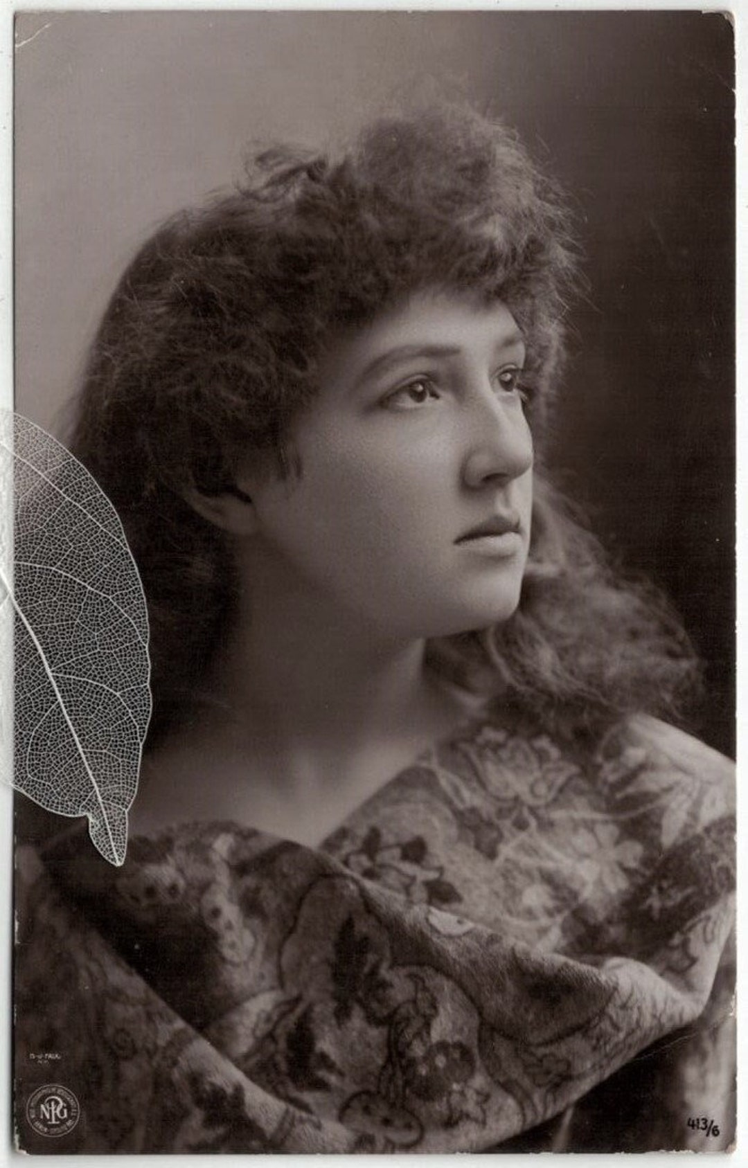 1906 Belle Epoque Young Lady Benjamin Falk New York Iconic - Etsy