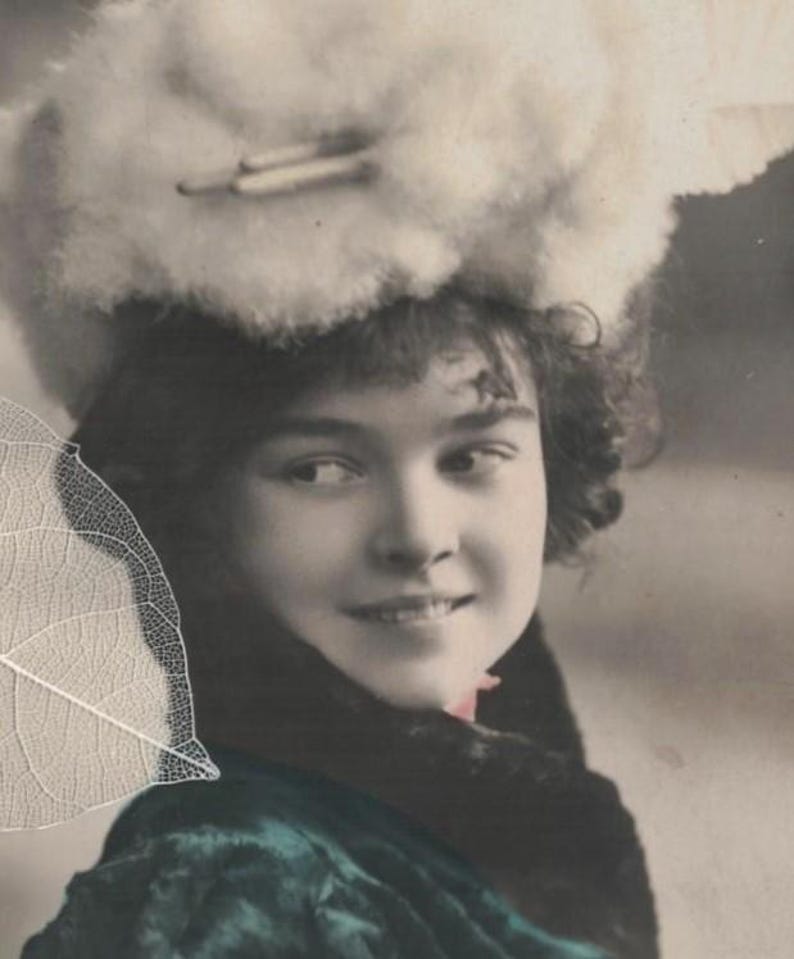 1908 LILLIAN GRAHAM American Stage Performer Antique Postcard - Etsy