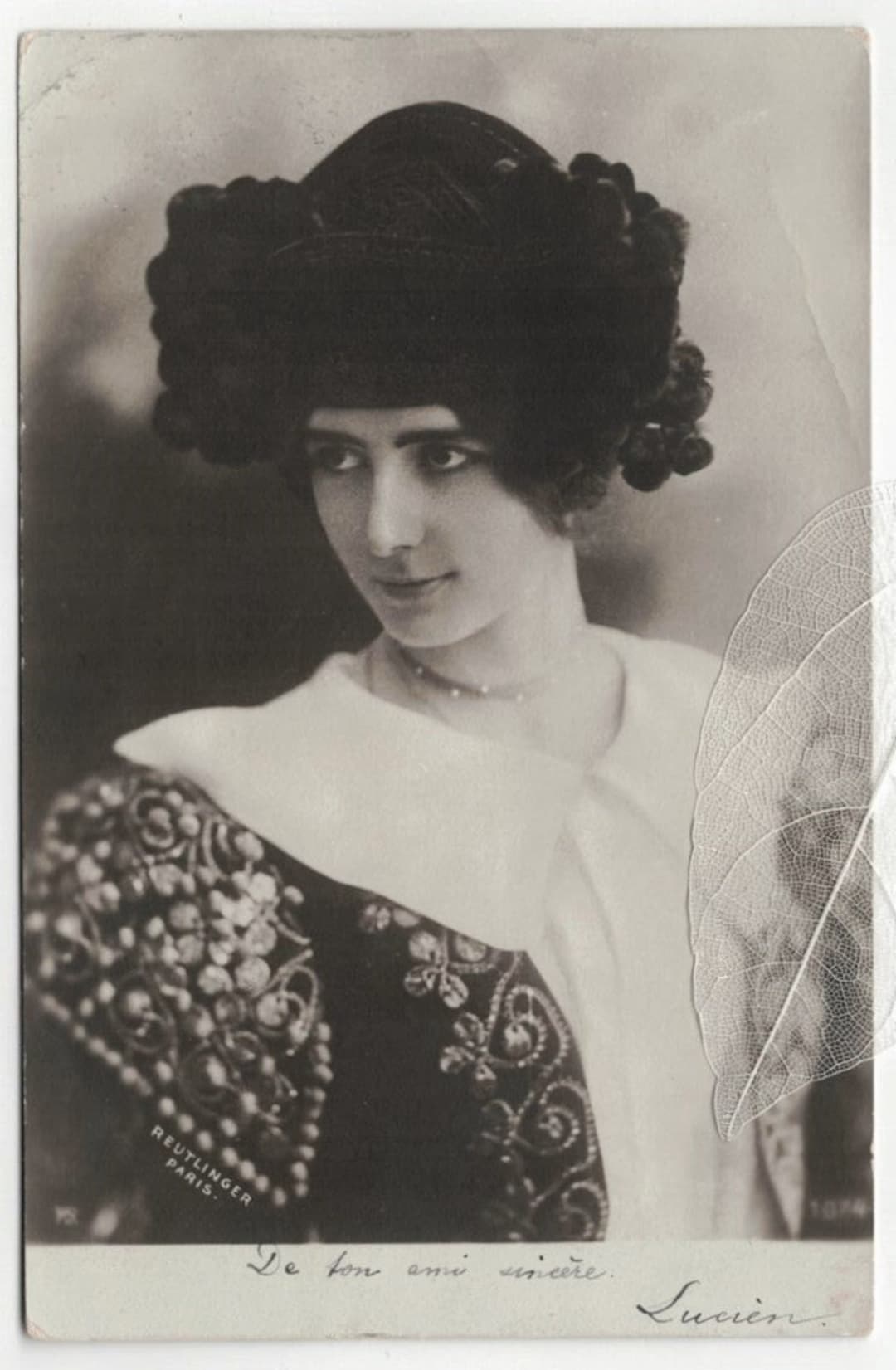 1901 CLÉO De MÉRODE in Spanish Costume Antique RARE Reutlinger French ...