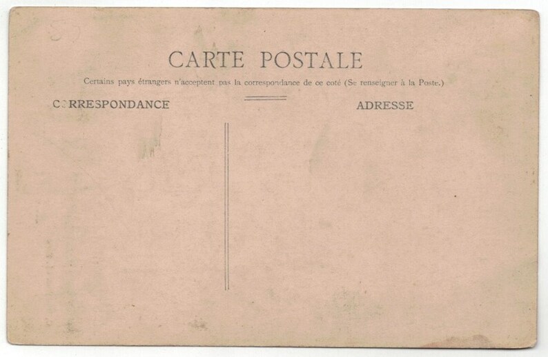 UNUSED Mademoiselle Raboin Adorned With Grapevines Antique Sepia ...