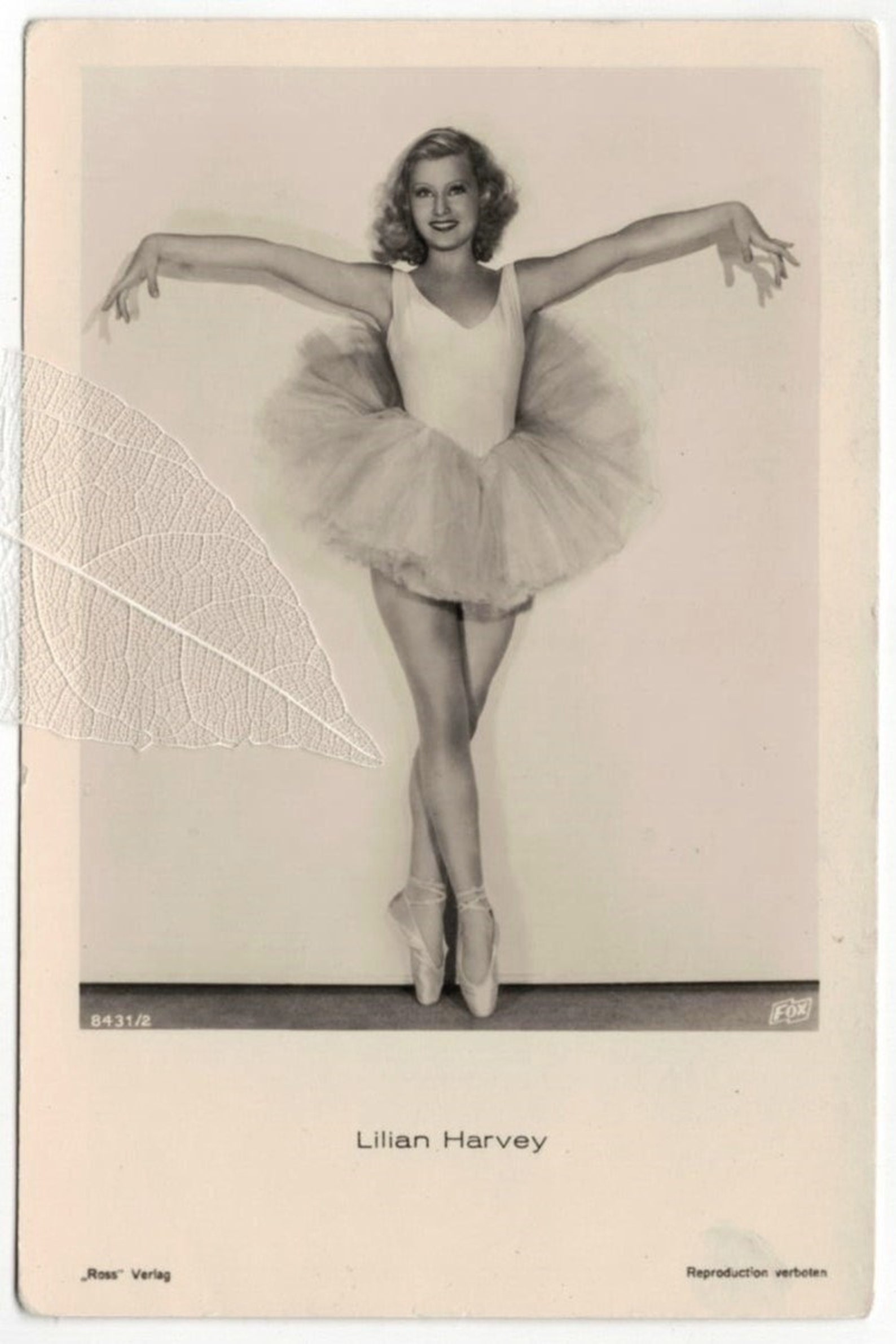 UNUSED 1920s/1930s LILIAN HARVEY (1906-1968) British-german Actress ...