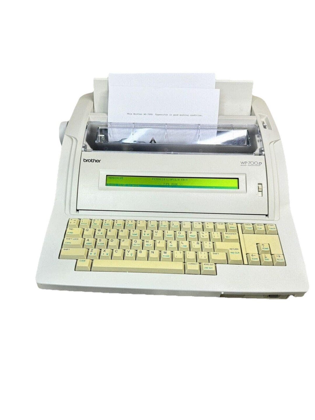 Vintage Brother WP-700D Word Processor Electric Typewriter | SHIPS ...