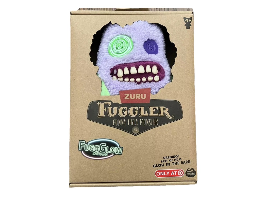 Fuggler Fuggglow Sasquoosh Ugly Monster Glow in the Dark Edition Plush ...
