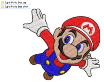 Super Mario Bros Embroidery Designs for Embroidery Machine, Multiple ...