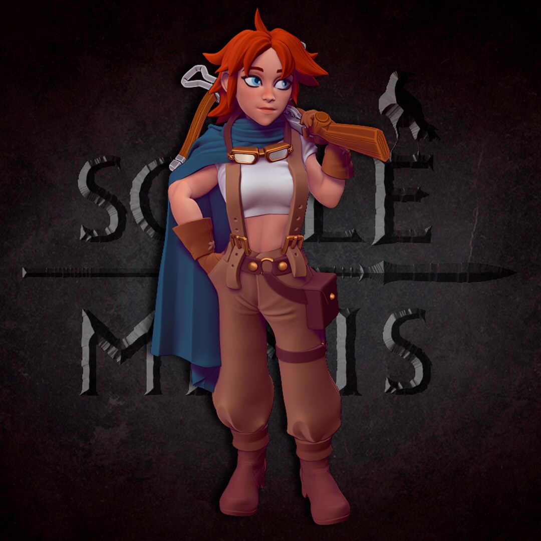Lucy the Young Ranger | Twin Goddess | 28mm 32mm 54mm 75mm Bust ...