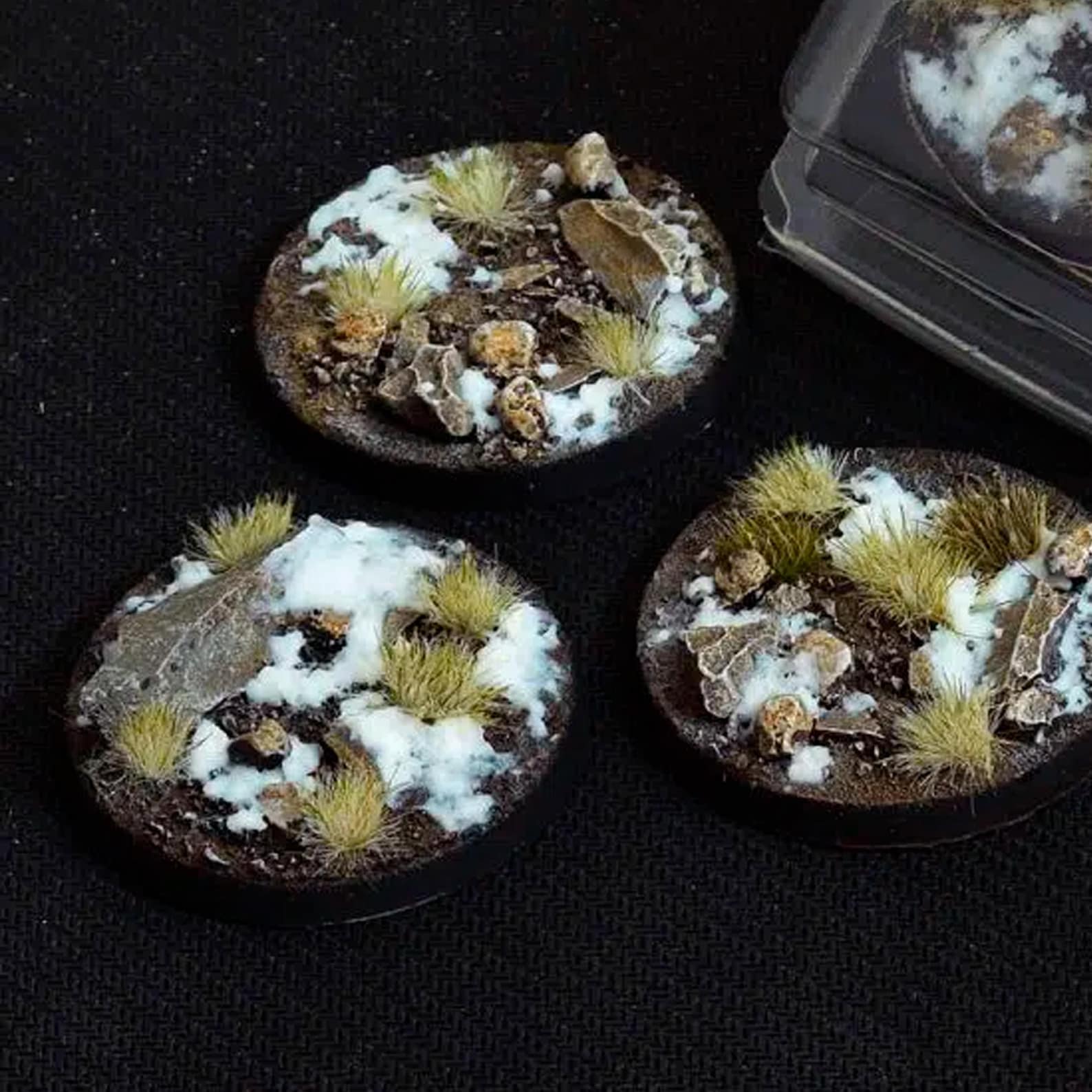 Handpainted Bases - Winter Snow - Custom Battle Ready Painted Ready to ...