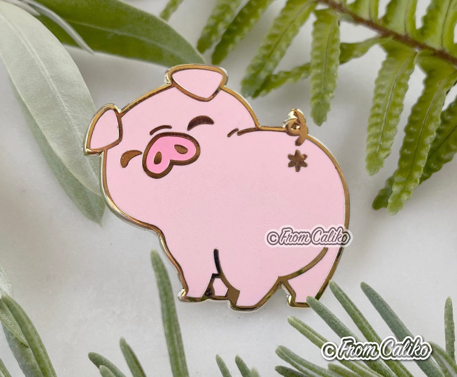 Pig Butt Hard Enamel Pin - Etsy