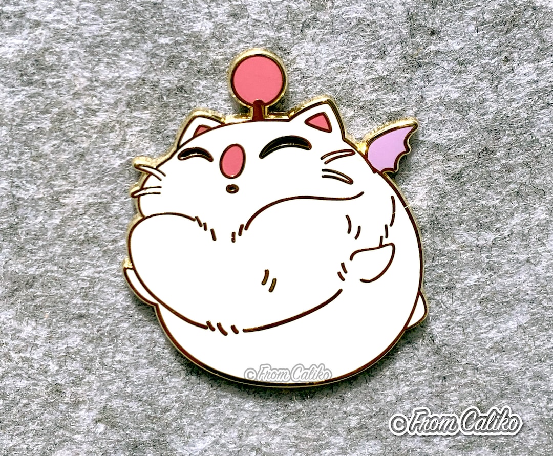 Final Fantasy Fat Moogle Enamel Pin - Etsy